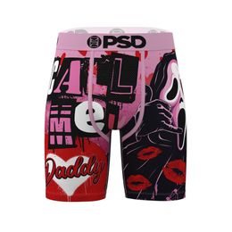 PSD Boxershorts Daddy Ghostface' Herren Gr&ouml;&szlig;e XXL pink / rot / schwarz / wei&szlig;