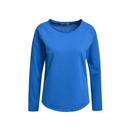 Smith & Soul Smith&soul Langarmshirt mit offenen Kanten Damen Gr&ouml;&szlig;e XS blau