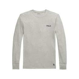 Polo Ralph Lauren Pyjamashirt Herren Gr&ouml;&szlig;e L graumeliert / schwarz