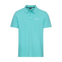 Bruno Banani Lm Poloshirt Herren Gr&ouml;&szlig;e L t&uuml;rkis / wei&szlig;