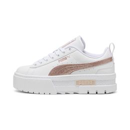 Puma Sneaker 'Mayze' M&auml;dchen Gr&ouml;&szlig;e 35.5 bronze / wei&szlig;