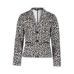 Betty Barclay Blazer Damen Gr&ouml;&szlig;e 40 braun / schwarz / wei&szlig;