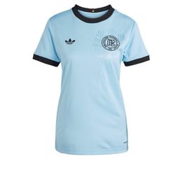 adidas Performance Trikot 'DFB Home 125 Jahre' Damen Gr&ouml;&szlig;e XL/XXL hellblau / schwarz