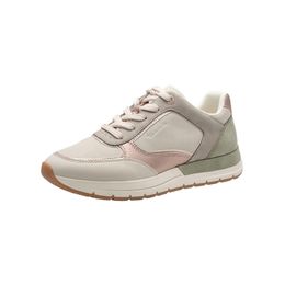 Tamaris Sneaker Damen Gr&ouml;&szlig;e 39 beige / grau / gr&uuml;n / rosa