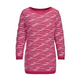 GOLDNER Pullover Damen Gr&ouml;&szlig;e L pastellpink / dunkelpink