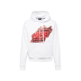 Diesel Sweatshirt 'GINN' Herren Gr&ouml;&szlig;e S rot / schwarz / wei&szlig;