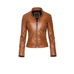 Bugatti Lederjacke aus weichem Leder Damen Gr&ouml;&szlig;e M cognac