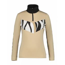 Icepeak Funktionsshirt Damen Gr&ouml;&szlig;e XL beige / grau / schwarz