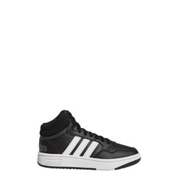 adidas Sportswear Sneaker 'Hoops Mid' Jungen Gr&ouml;&szlig;e 23.5 schwarz / wei&szlig;