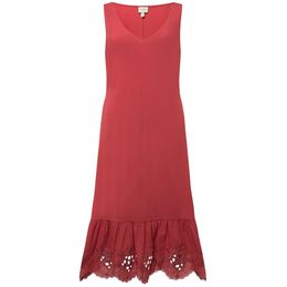 Ulla Popken Kleid Damen Gr&ouml;&szlig;e 46/48 rot Winterkleid