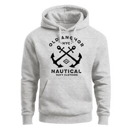 Neverless Sweatshirt 'Old Anchor' Herren Gr&ouml;&szlig;e 5XL grau