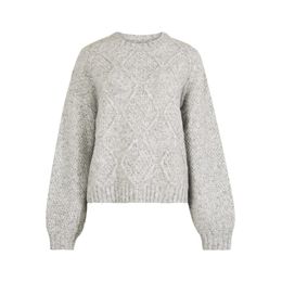 Apricot Chunky Cable Knit Crop Jumper ' ' Damen Gr&ouml;&szlig;e XXL grau
