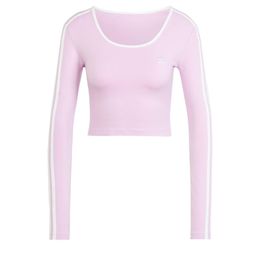 adidas originals Shirt 'Adicolor' Damen Gr&ouml;&szlig;e M/L rosa / wei&szlig;