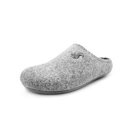 THIES Hausschuh 'THIES 1856 Recycled PET Slipper' Damen Gr&ouml;&szlig;e 37 hellgrau
