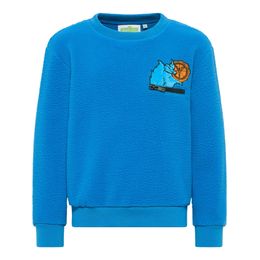 Carlo Colucci Pullover 'Decker' Jungen Gr&ouml;&szlig;e 110/116 blau / t&uuml;rkis / orange / wei&szlig;