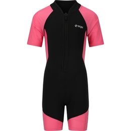 ZIGZAG Badeanzug 'Neoprene' Jungen Gr&ouml;&szlig;e 116 pink / schwarz
