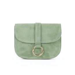 Lepelou Handtasche 'HANNA' Damen Gr&ouml;&szlig;e 22 cm x 18 cm x 6cm mint