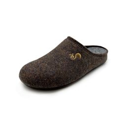 THIES Hausschuh 'THIES 1856 Recycled PET Slipper' Damen Gr&ouml;&szlig;e 37 braun