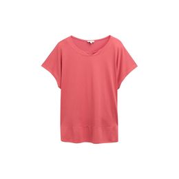 Tom Tailor Women + T-Shirt Damen Gr&ouml;&szlig;e XXL kirschrot