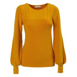 Influencer Pullover Damen Gr&ouml;&szlig;e S orange
