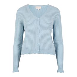 Apricot Strickjacke Damen Gr&ouml;&szlig;e M himmelblau