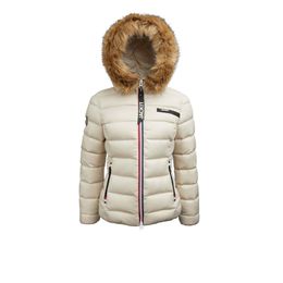 Jack1t Winterjacke Damen Gr&ouml;&szlig;e XL ecru / braun