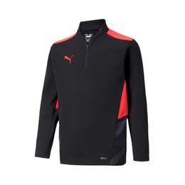 Puma Sportsweatshirt Jungen Gr&ouml;&szlig;e 110 rot / schwarz
