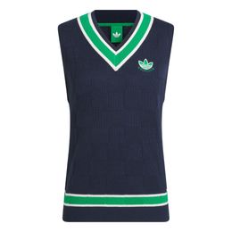 adidas originals Pullunder 'Originals Knit' Herren Gr&ouml;&szlig;e XL navy / jade / wei&szlig;