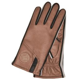 Kessler Fingerhandschuhe 'Jack' Herren Gr&ouml;&szlig;e S/M braun / grau / schwarz