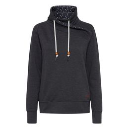 oxmo Sweatshirt 'UDINE' Damen Gr&ouml;&szlig;e XXL braun / dunkelgrau
