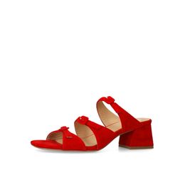Manfield Pantolette Damen Gr&ouml;&szlig;e 40 rot