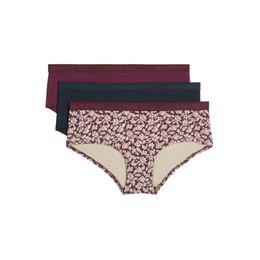 Marc O'Polo Marc O'polo Panty ' Essentials ' Damen Gr&ouml;&szlig;e XS creme / dunkelblau / bordeaux