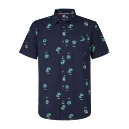 PETROL INDUSTRIES Hemd 'Coralshore' Herren Gr&ouml;&szlig;e XXXL navy / gr&uuml;n