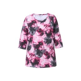 Ulla Popken Shirt Damen Gr&ouml;&szlig;e XL/XXL rosa / magenta / schwarz