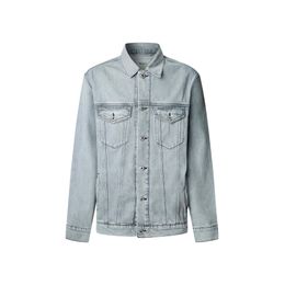 Pepe Jeans Jacke Herren Gr&ouml;&szlig;e L hellblau / schwarz