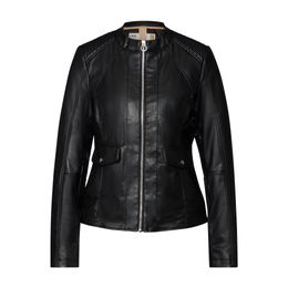 Street One Leder-Look Jacke Damen Gr&ouml;&szlig;e XL schwarz