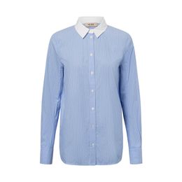 MOS MOSH Bluse 'Tayla' Damen Gr&ouml;&szlig;e XL saphir / wei&szlig;