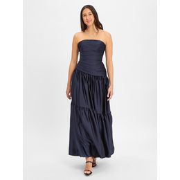 LUXUAR Fashion Abendkleid Damen Gr&ouml;&szlig;e 34 marine Winterkleid