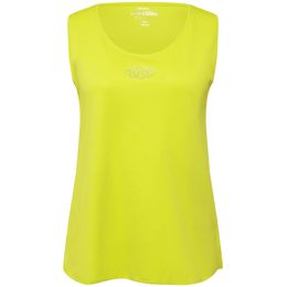 Ulla Popken Top Damen Gr&ouml;&szlig;e XL/XXL limone / silber