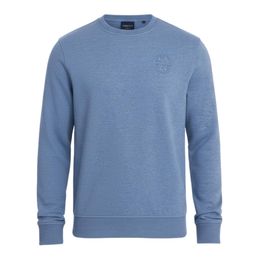 Ombre Sweatshirt 'OM-SSNZ-0163' Herren Gr&ouml;&szlig;e XXL blue denim