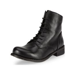 Felmini Wide Fit Schn&uuml;rstiefelette Damen Gr&ouml;&szlig;e 40 schwarz Winterschuhe