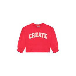 Noppies Pullover 'Create' M&auml;dchen Gr&ouml;&szlig;e 92 rot / wei&szlig;