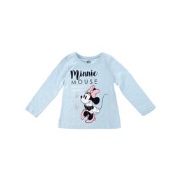 Disney Shirt M&auml;dchen Gr&ouml;&szlig;e 128 himmelblau / altrosa / schwarz