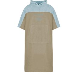 Normani Surfer Poncho 'Kuta' Damen Gr&ouml;&szlig;e S/M sand / hellblau