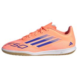adidas Performance Fu&szlig;ballschuh 'F50 Club' Jungen Gr&ouml;&szlig;e 31.5 blau / hellorange