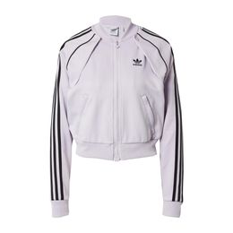 adidas originals Sweatjacke 'Always Original Sst' Damen Gr&ouml;&szlig;e M/L pastelllila / schwarz