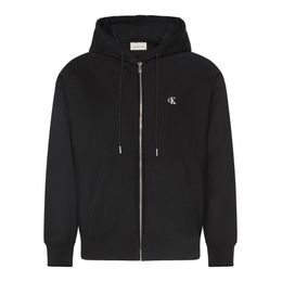 Calvin Klein Jeans Sweatjacke Herren Gr&ouml;&szlig;e M schwarz / wei&szlig;