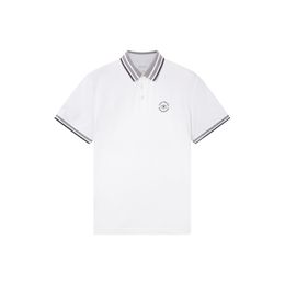 Tom Tailor Poloshirt Herren Gr&ouml;&szlig;e XL grau / wei&szlig;