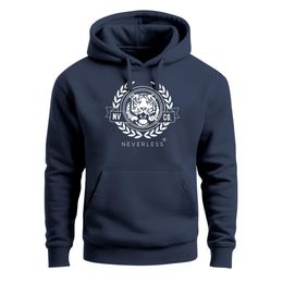 Neverless Sweatshirt 'Academic Tiger' Herren Gr&ouml;&szlig;e S navy