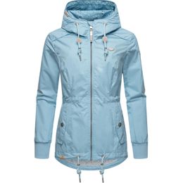 Ragwear Funktionsjacke 'Danka' Damen Gr&ouml;&szlig;e XS hellblau / grau